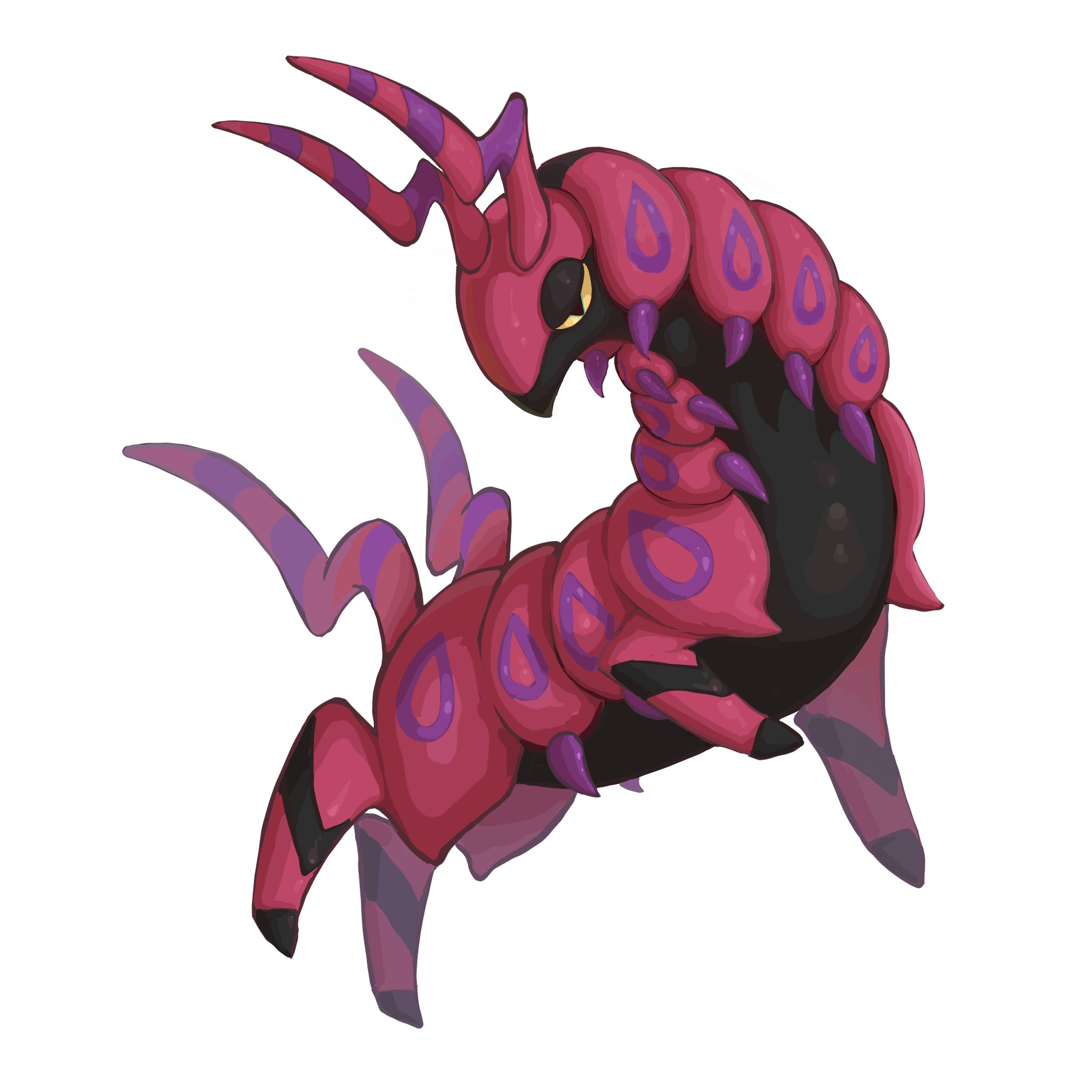 Safebooru - black eyes bug centipede full body gen 5 pokemon half ...