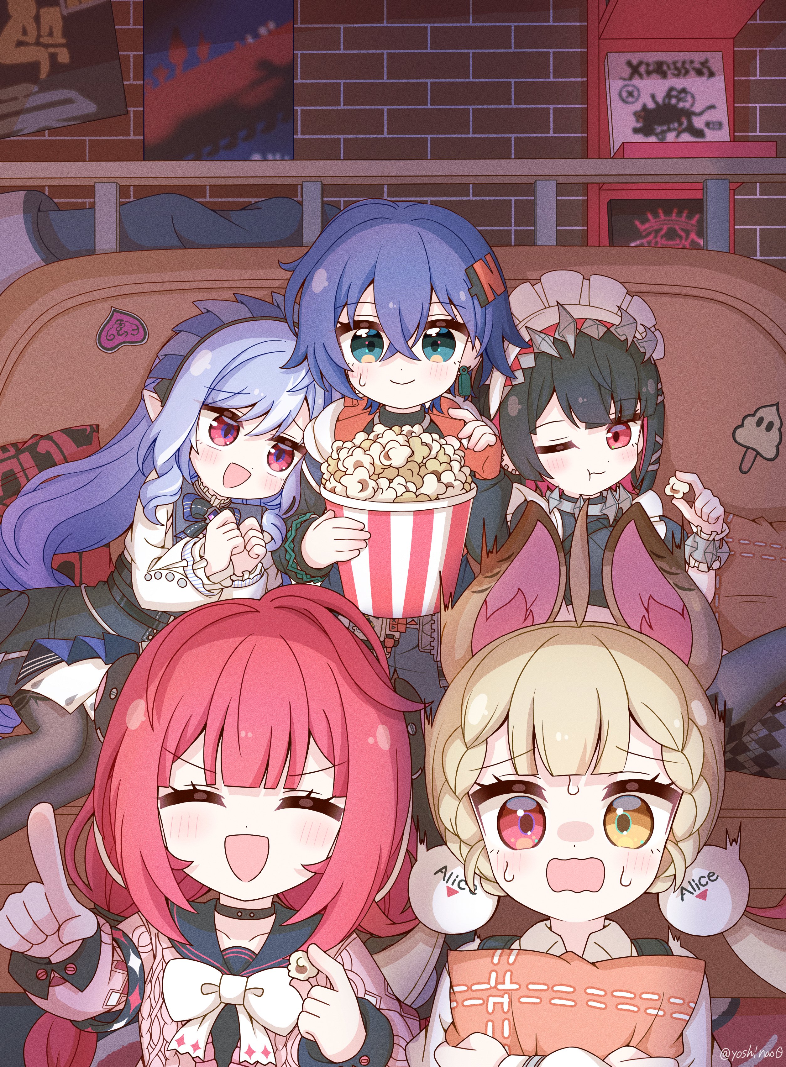 Safebooru - 5girls absurdres alice thymefield belle (zenless zone zero ...