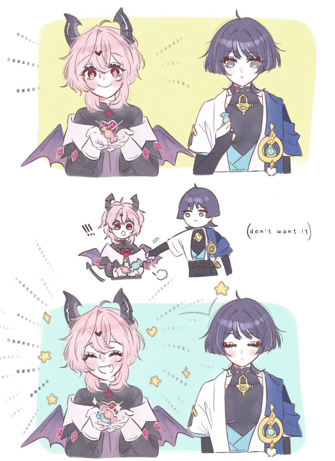 Safebooru - 2boys ahoge anemo symbol (genshin impact) aqua gemstone arm ...