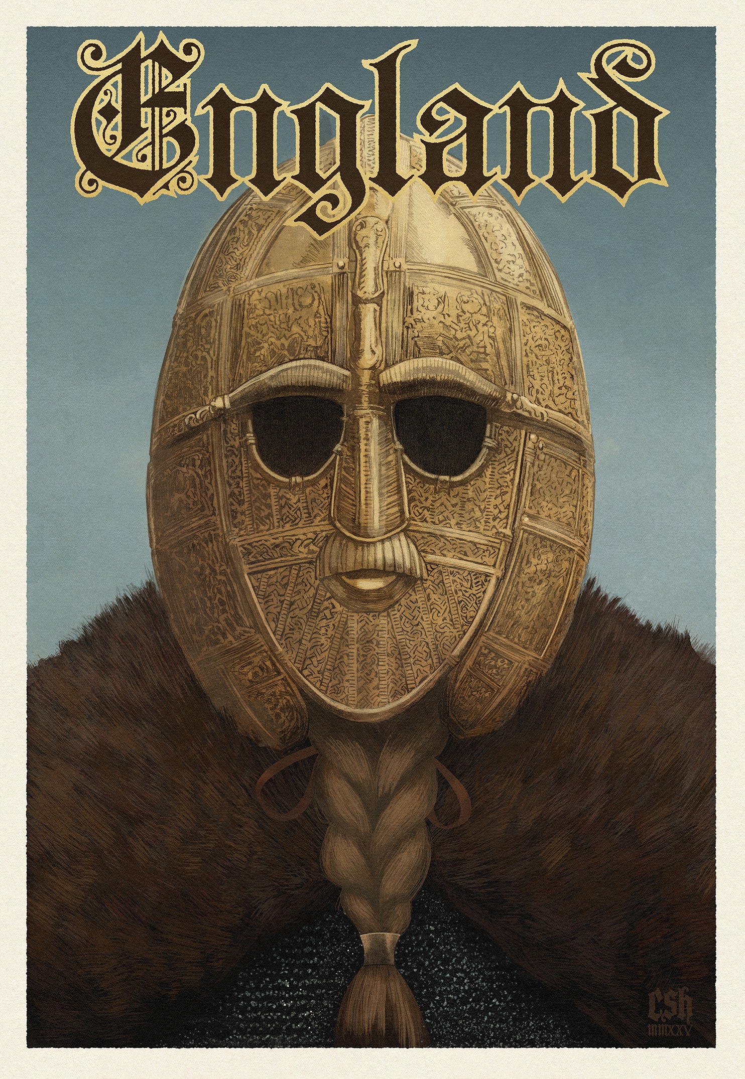 Safebooru - 1boy anglo-saxon armor beard blonde hair brown cloak ...