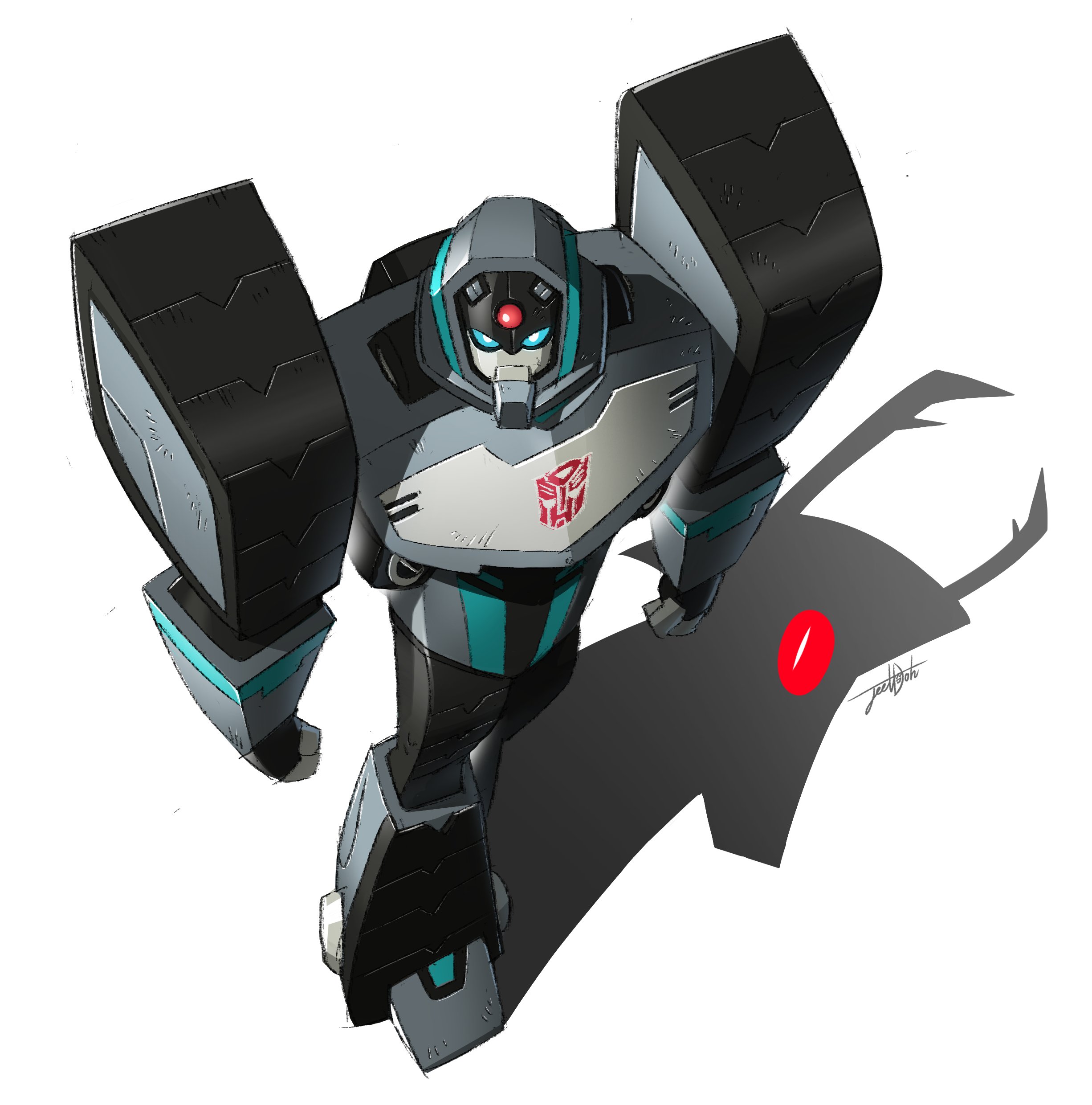 Safebooru - absurdres autobot blue eyes clenched hands decepticon from ...