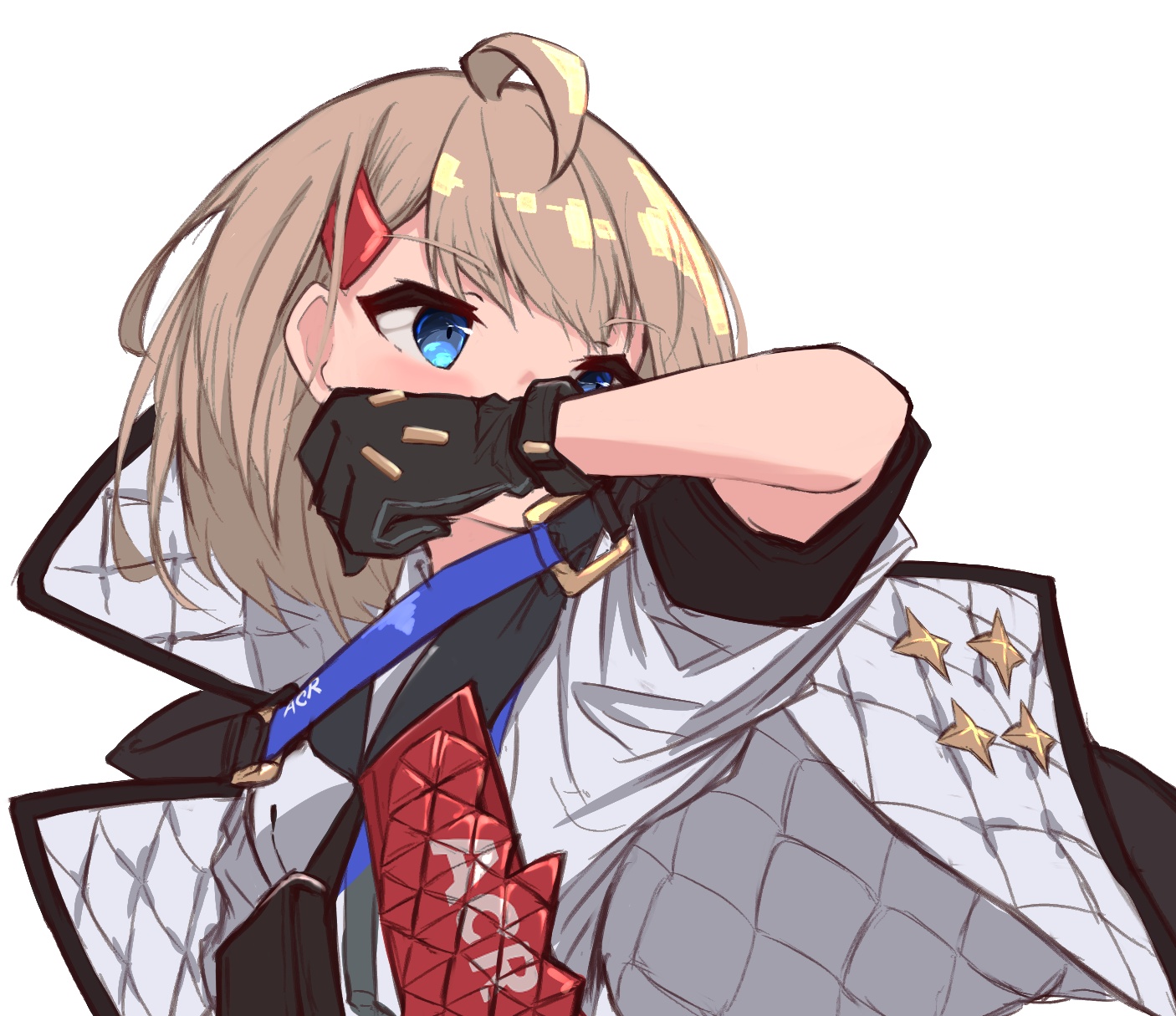 Safebooru - 1girl acr (girls frontline) ahoge bangs black gloves black ...