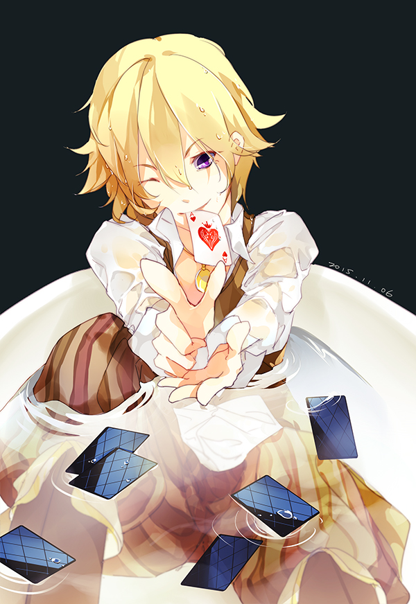 Safebooru - 1boy ace of hearts alphoccio basil baggy pants bangs ...