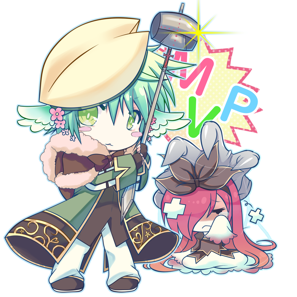 Safebooru - 1boy 1girl alternate color arch bishop (ragnarok online) bangs black bow black dress ...