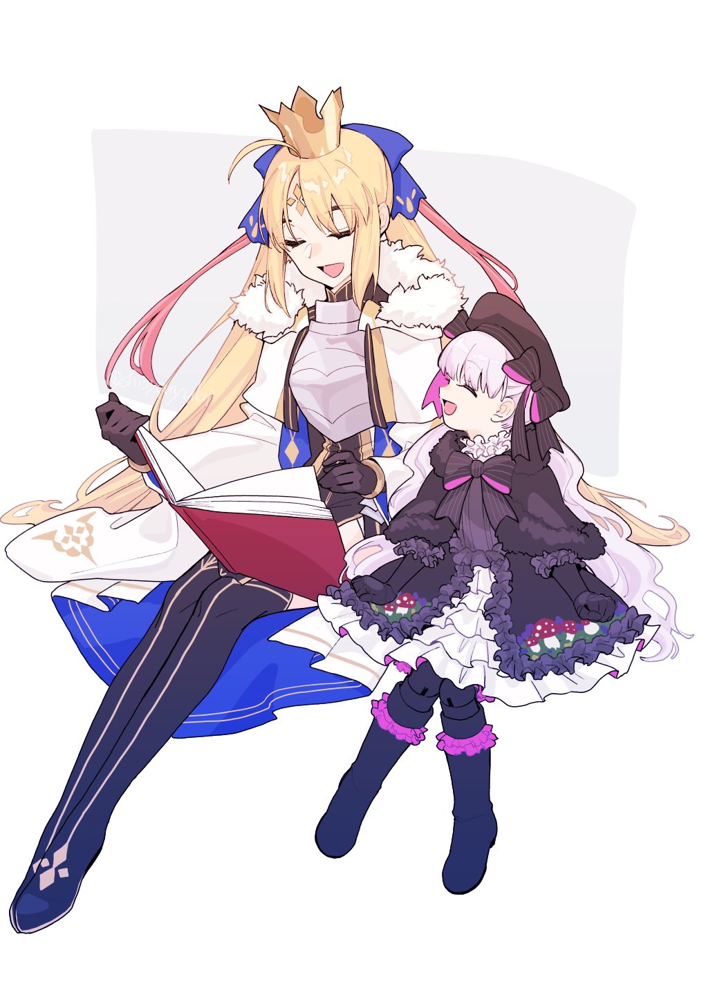Safebooru - 2girls ahoge armor armored dress artoria pendragon (caster) (fate) artoria pendragon ...