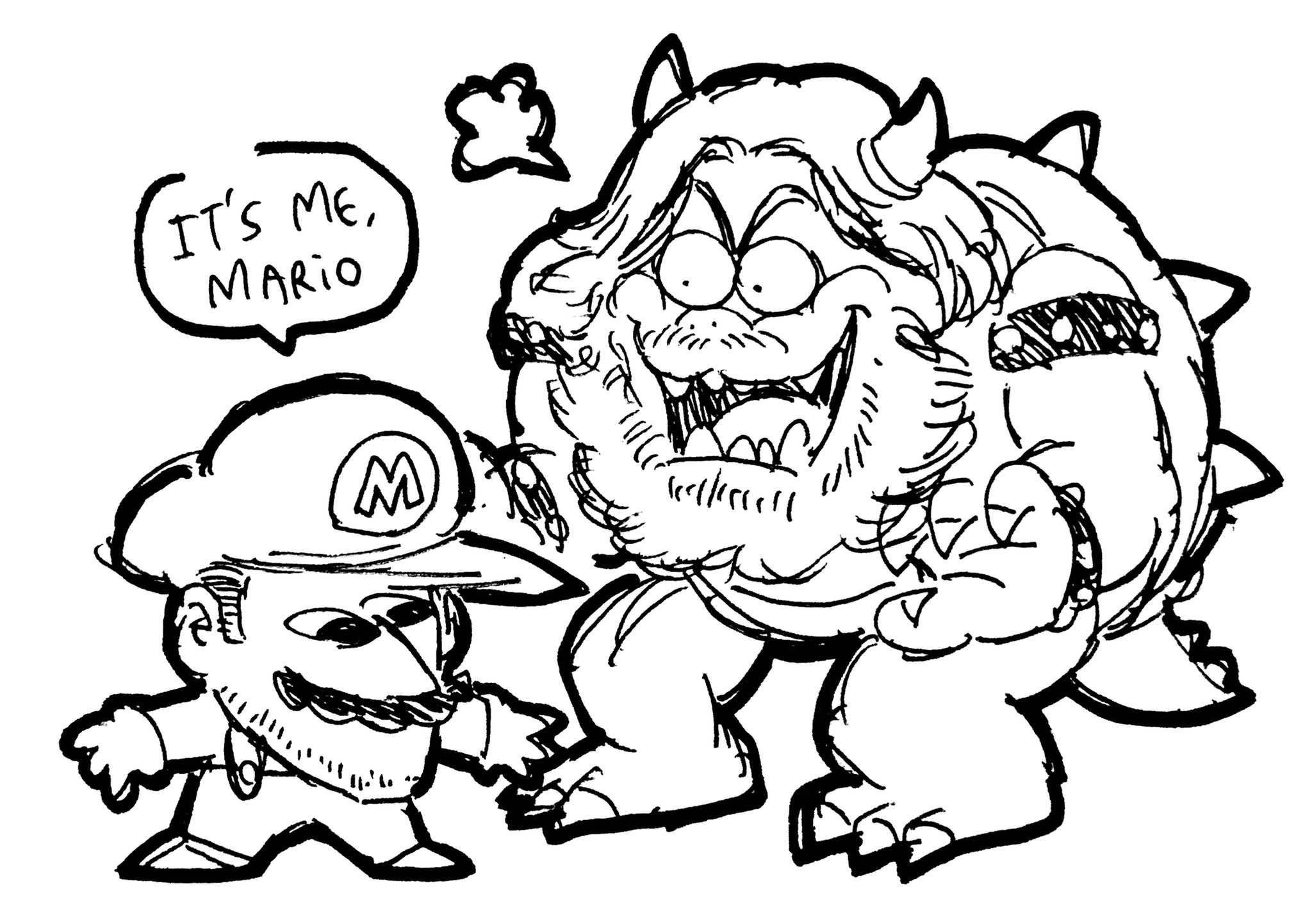 Safebooru - 2boys beard bowser bowser (cosplay) catchphrase chris pratt ...