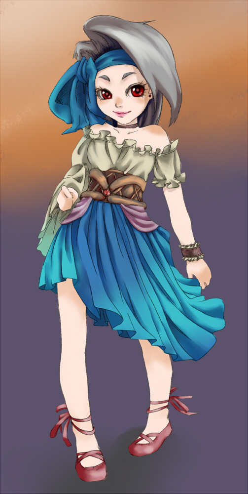 Safebooru - bare shoulders dress female final fantasy final fantasy ix ...