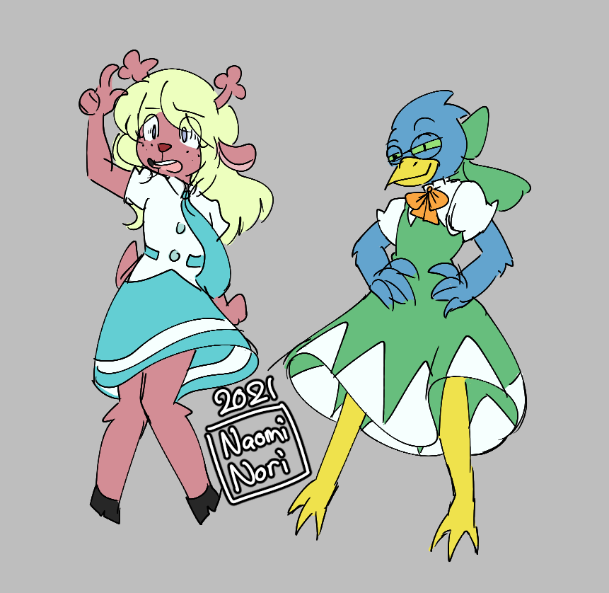 Safebooru - animal ears antlers berdly (deltarune) blouse buttons cirno ...