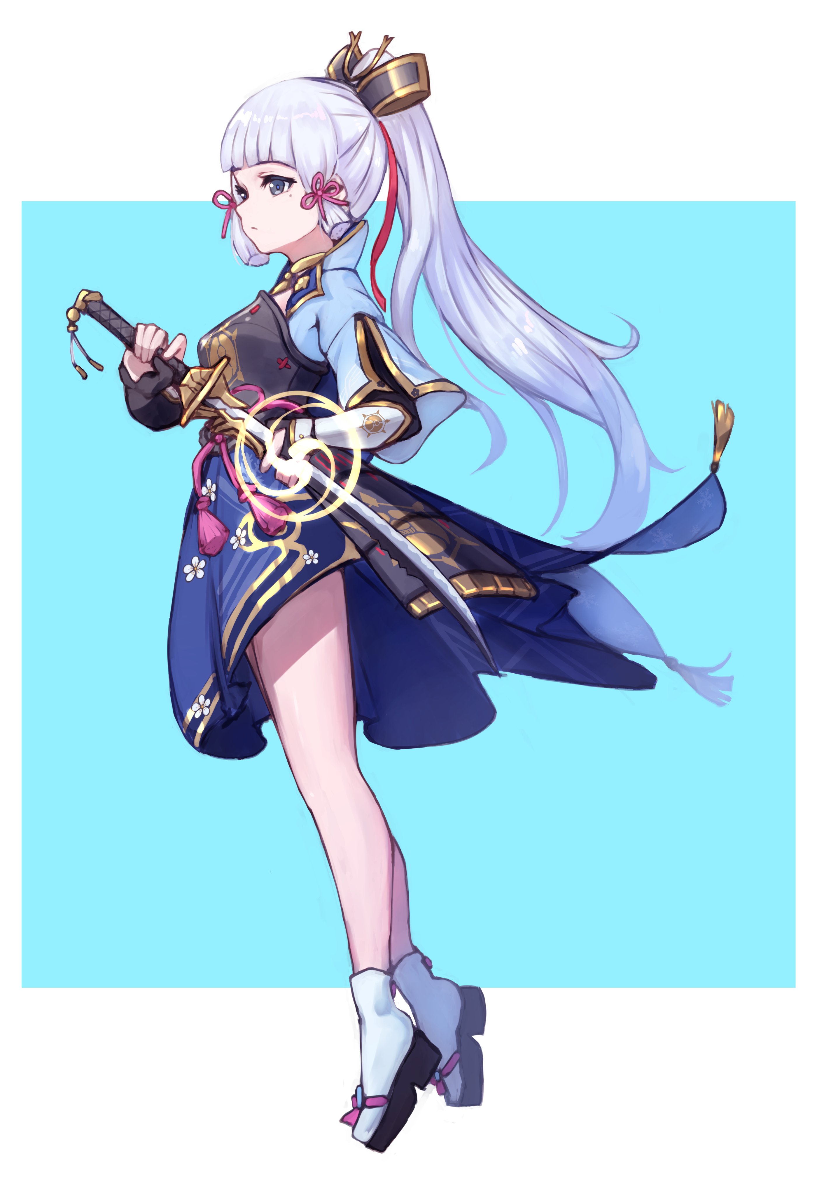 Safebooru - 1girl absurdres arm guards armor armored dress bangs blunt bangs breastplate choker ...