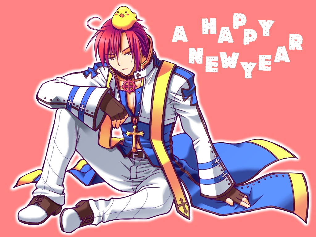 Safebooru - 1boy animal on head arch bishop (ragnarok online) bangs belt bird bird on head black ...