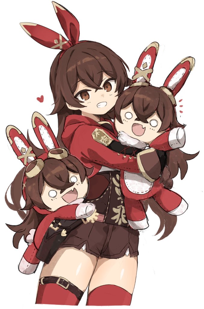 Safebooru - 1girl amber (genshin impact) bangs baron bunny (genshin impact) blush brown eyes ...