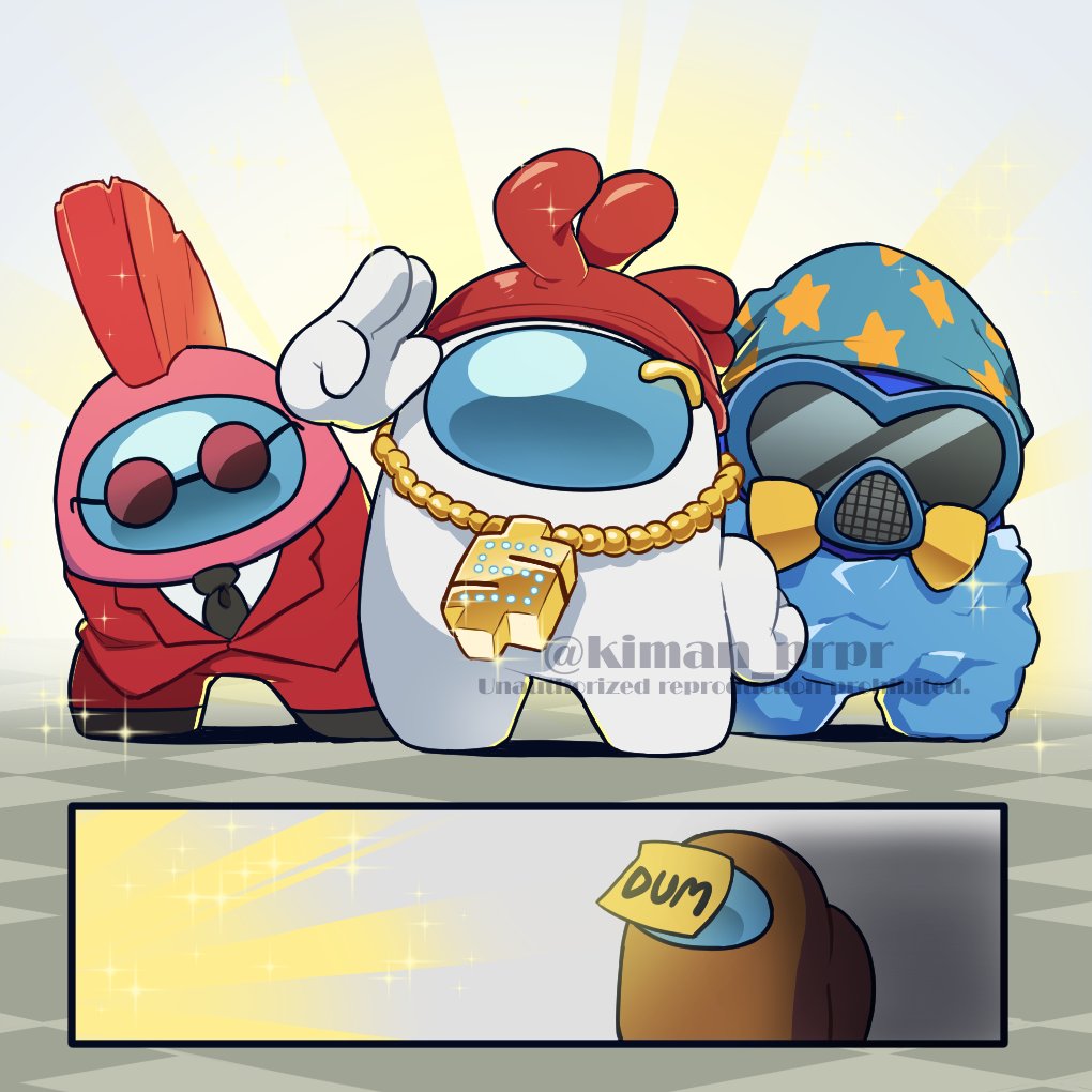 Safebooru - 4others ambiguous gender among us blue (among us) chain ...