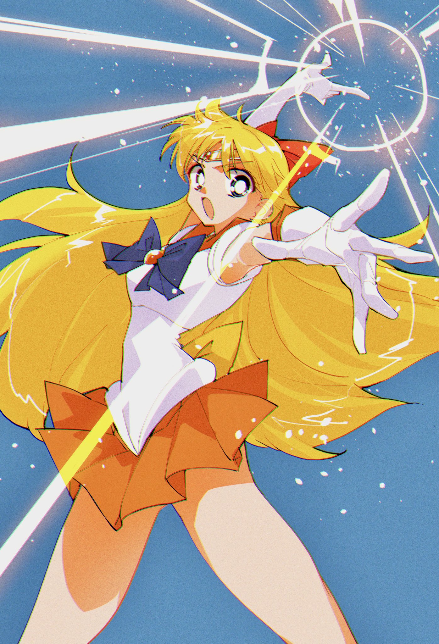Safebooru - 1girl aino minako back bow bishoujo senshi sailor moon blonde hair blue eyes bow ...