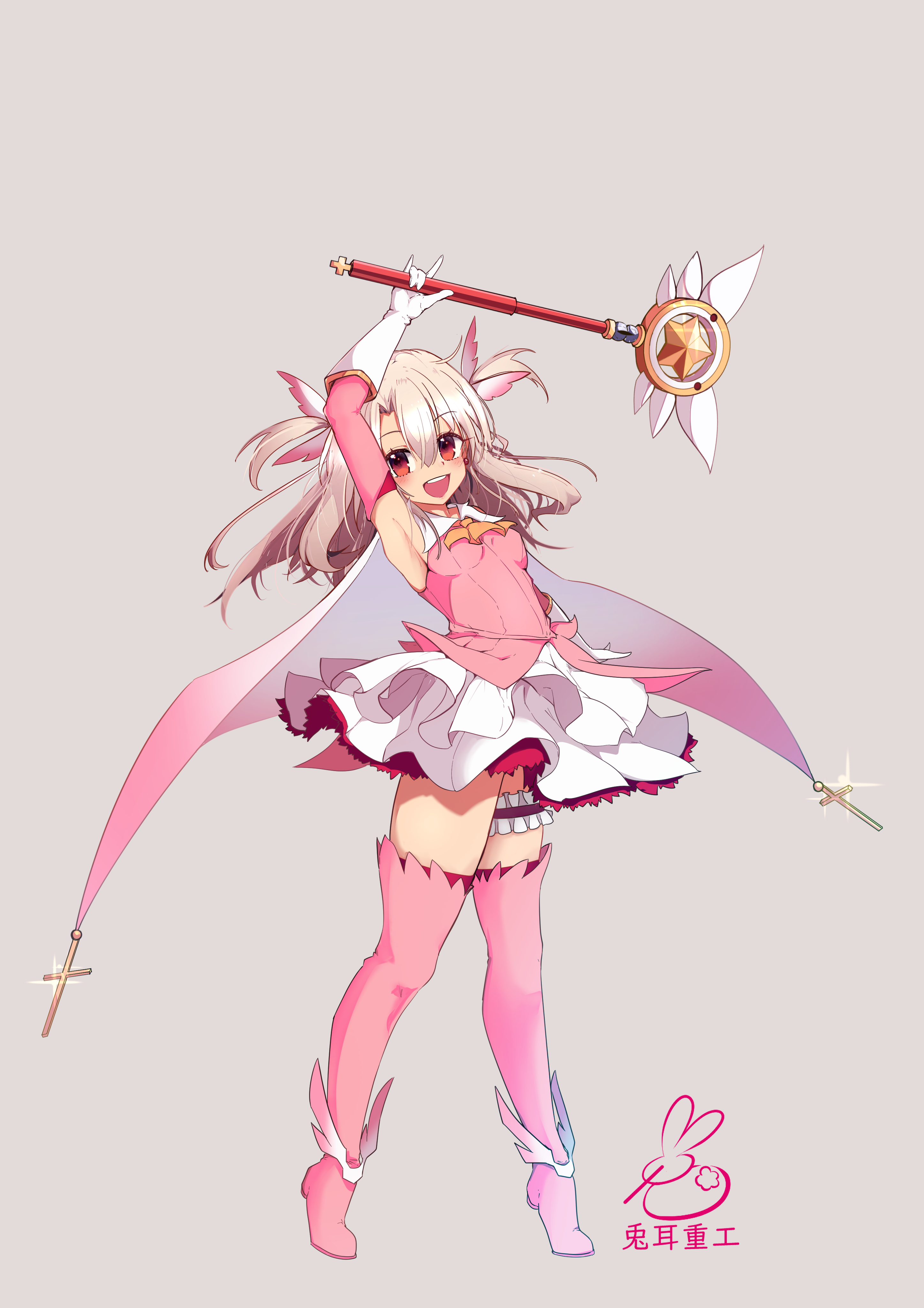 Safebooru - 1girl absurdres arm up armpits ascot bangs bare shoulders ...