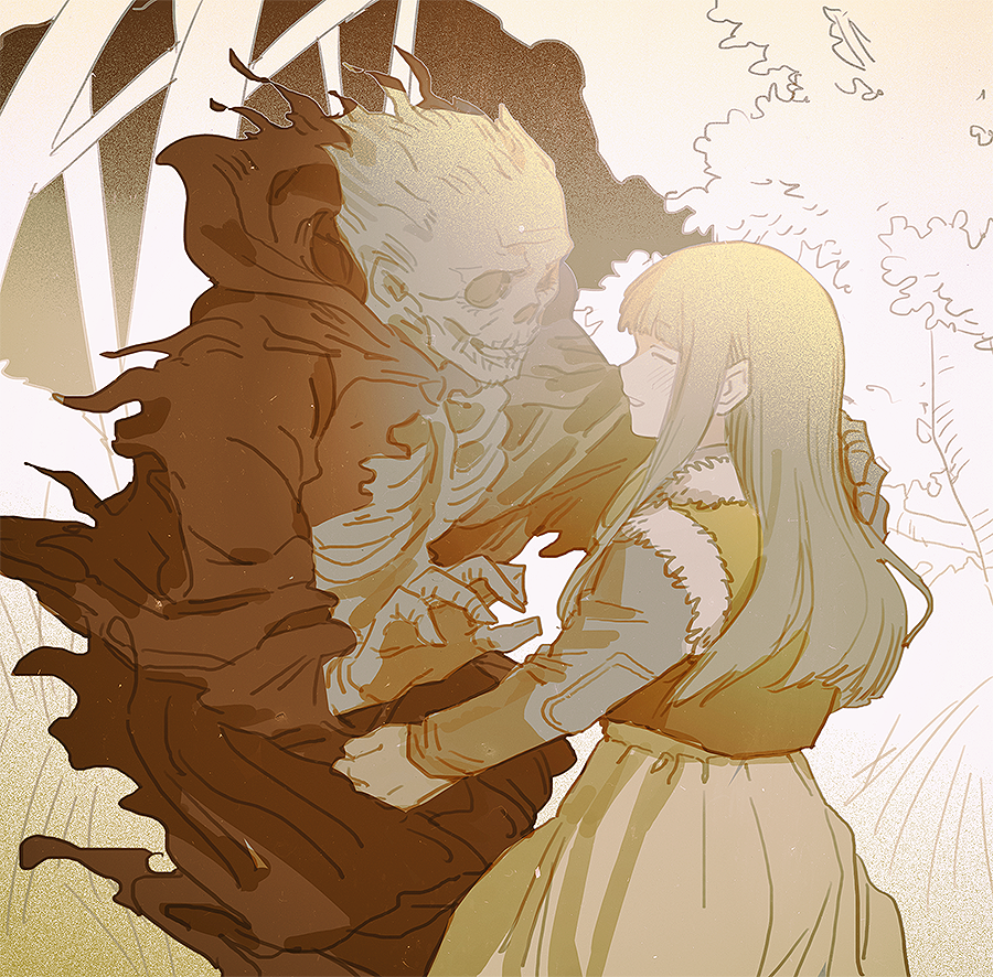 Safebooru - 1girl ^ ^ bangs blonde hair blush child closed eyes dress ...