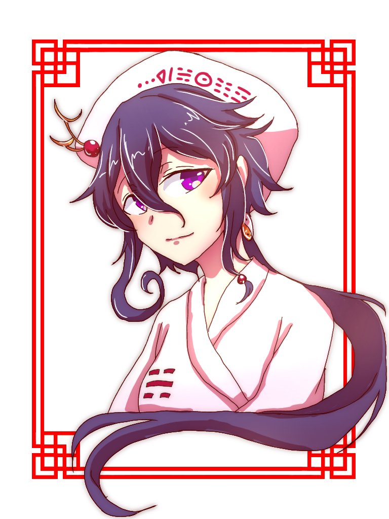 Safebooru - 1girl character request closed mouth earrings eyebrows ...