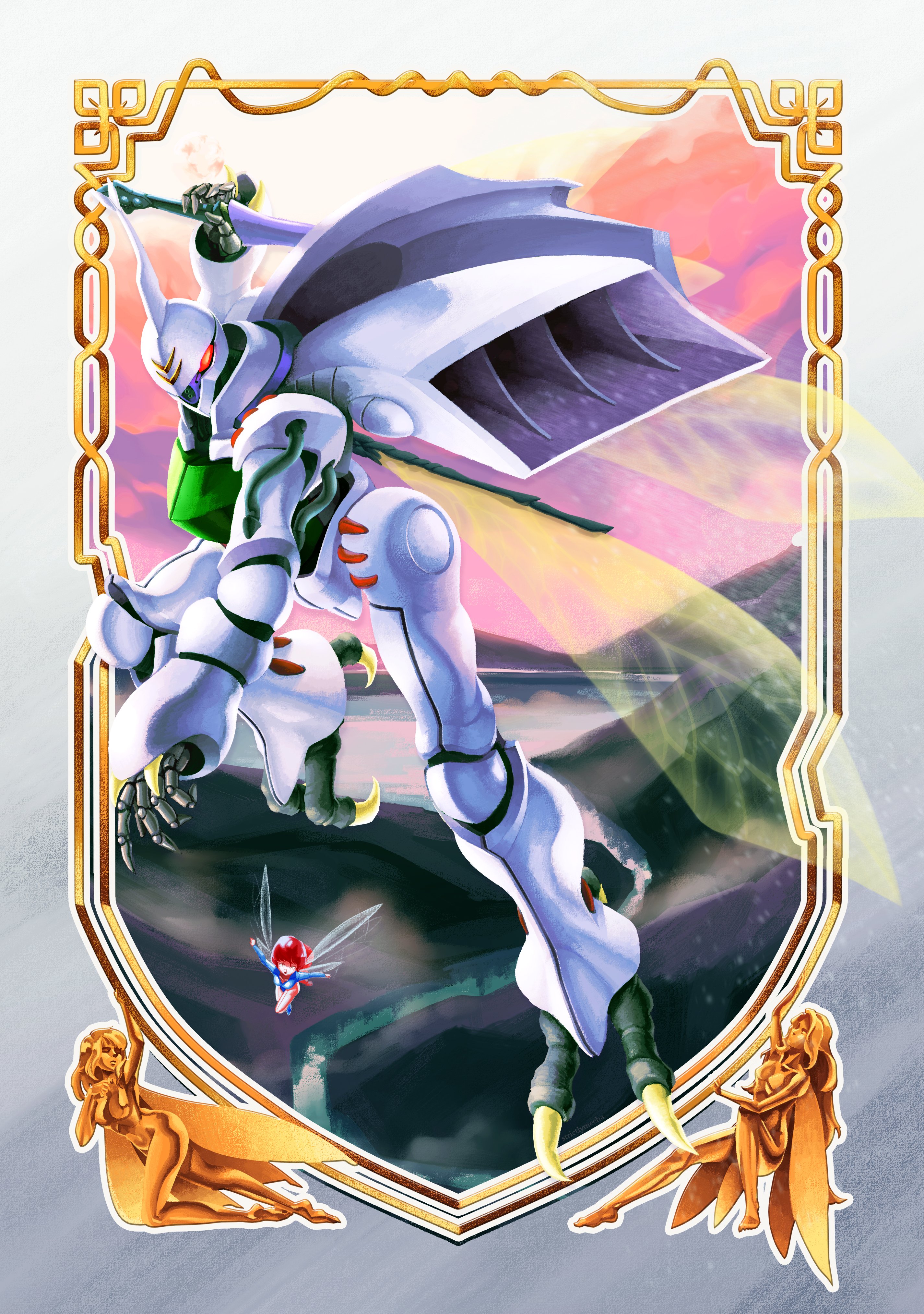 Safebooru - 1girl absurdres blue leotard cham fau dunbine english ...