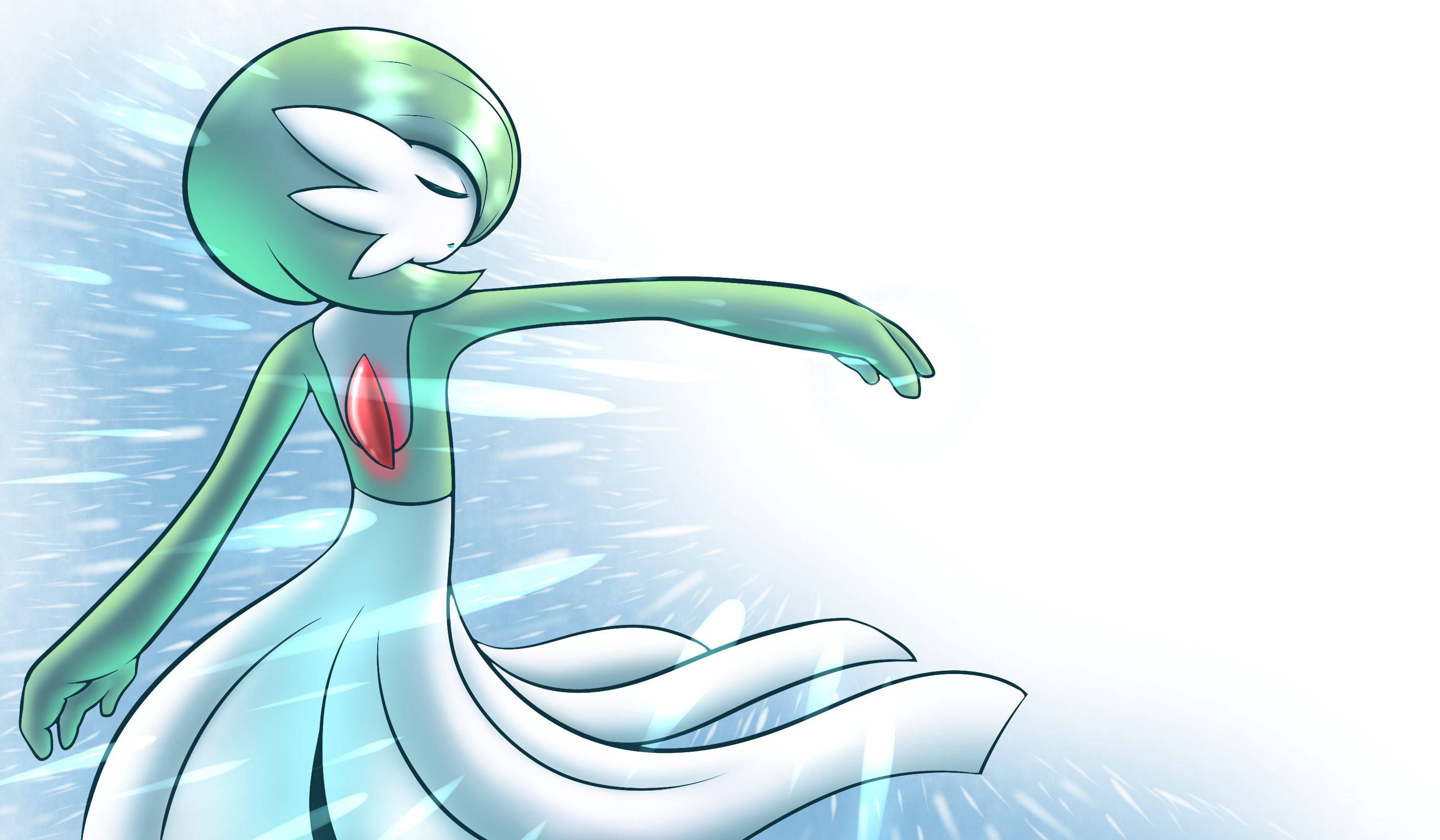 Safebooru - 1girl arm up blue background bob cut closed eyes colored ...