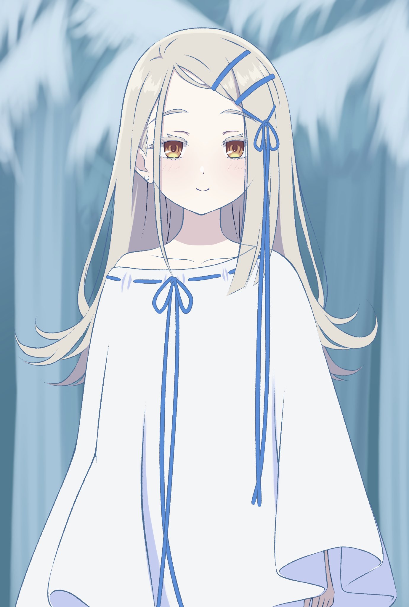 Safebooru - 1girl alternate costume anime coloring arms at sides bangs ...