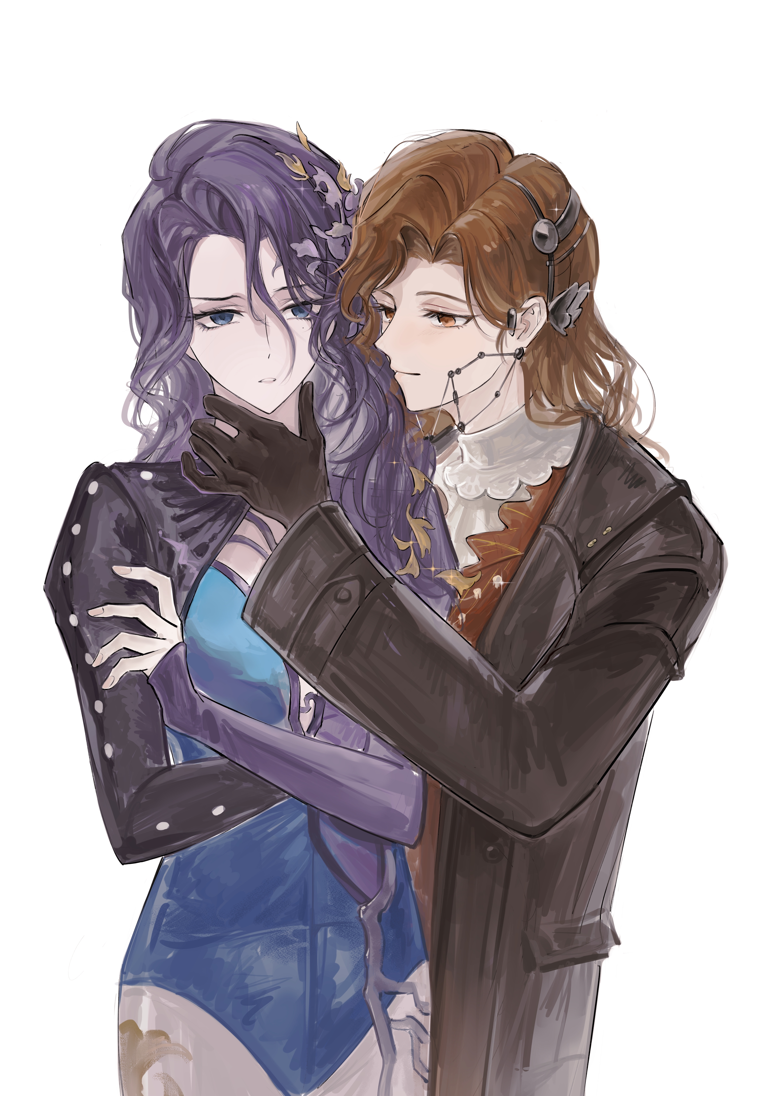 Safebooru - 2girls absurdres athletic leotard baikaishui zhizaochang ...