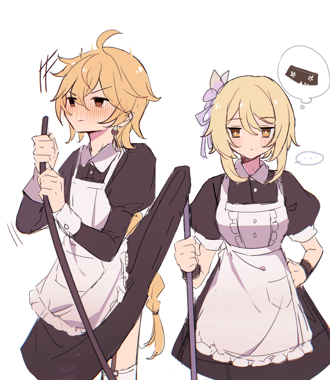 Safebooru - ... 1boy 1girl aether (genshin impact) alternate costume ...