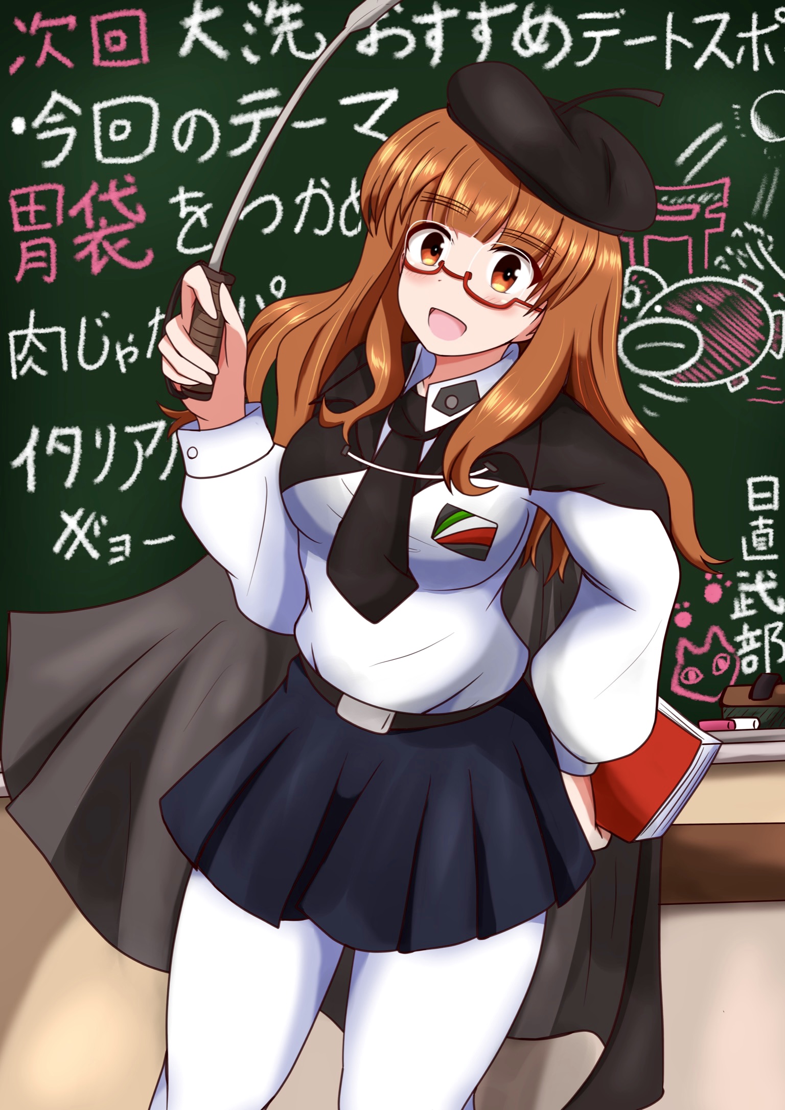 Safebooru - 1girl anchovy (girls und panzer) anchovy (girls und panzer) (cosplay) anglerfish ...