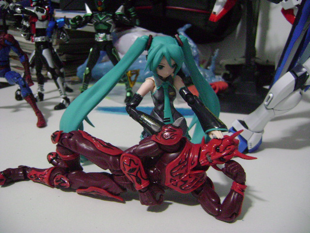 Safebooru - figma figure hatsune miku kamen rider kamen rider den-o ...