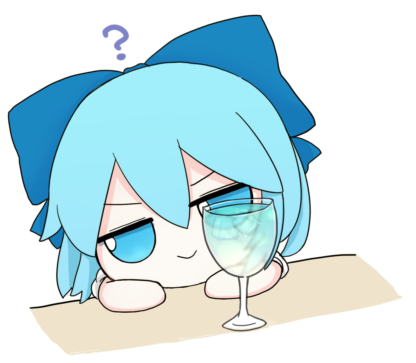 Safebooru - 1girl blue eyes blue hair cirno fumo (doll) highres puffy ...