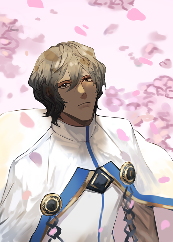 Safebooru - 1boy arjuna (fate) black eyes black hair cape dark-skinned ...