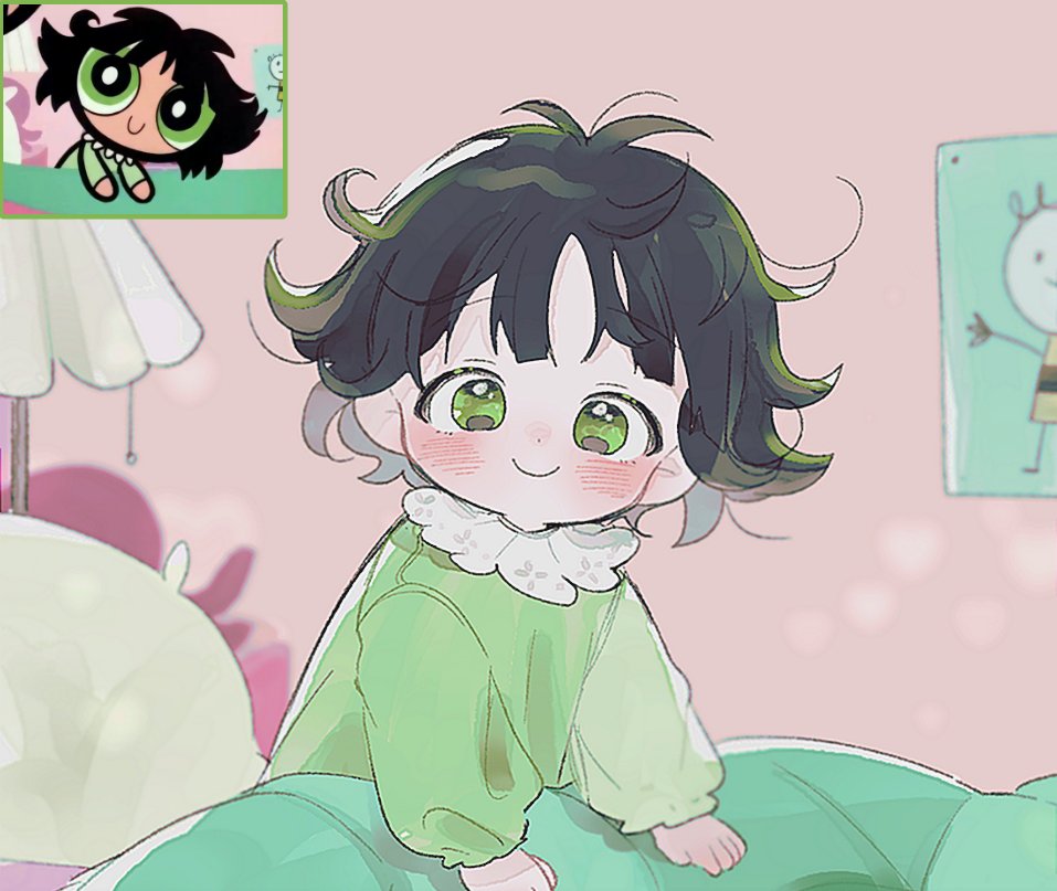 Safebooru - 1girl bangs black hair blush buttercup (ppg) buttercup ...