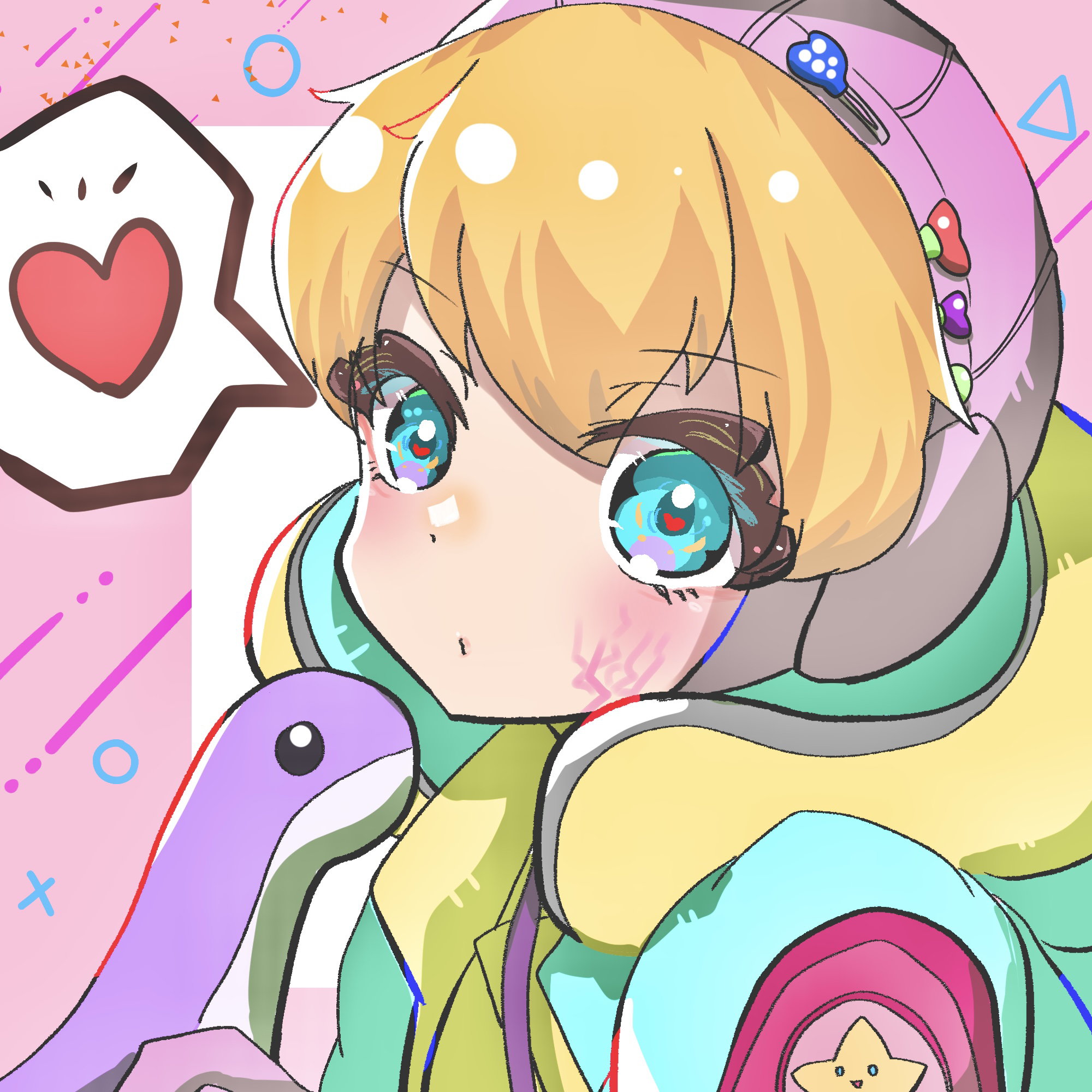 Safebooru - 1girl apex legends bangs blonde hair blue eyes eyebrows visible through hair heart ...