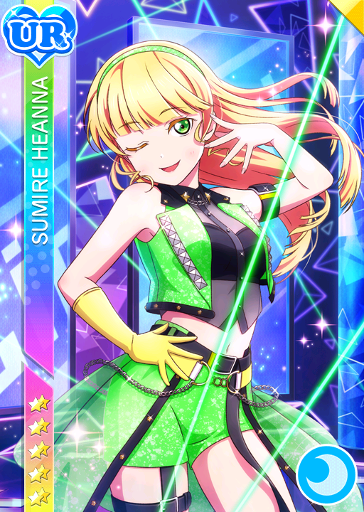 Safebooru - blonde hair blush dress green eyes heanna sumire long hair ...