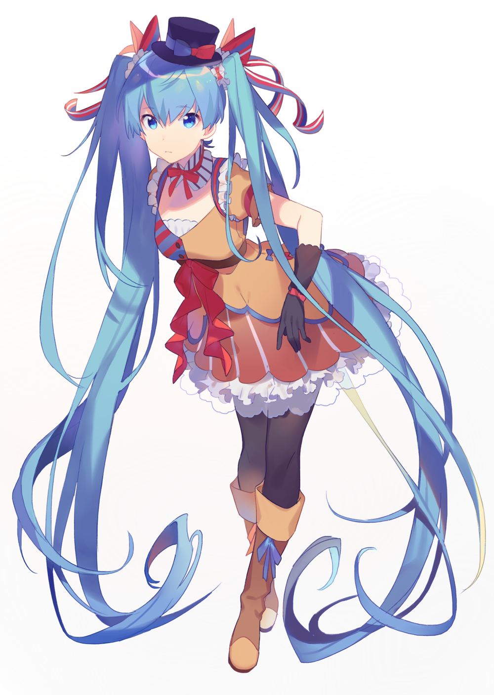 Safebooru - 1girl aqua eyes aqua hair breasts collar commentary request ...