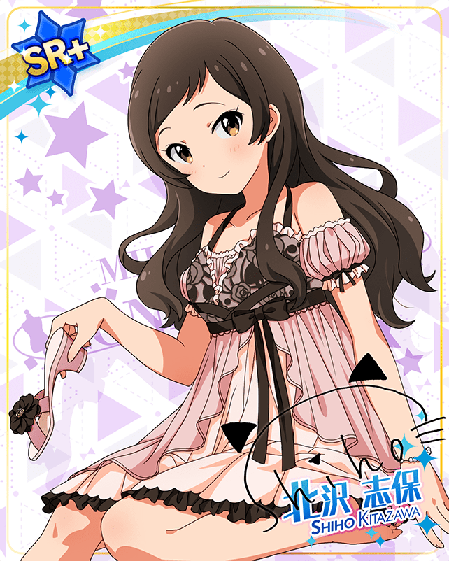 Safebooru - blush brown eyes brown hair character name dress idolmaster million live! theater ...
