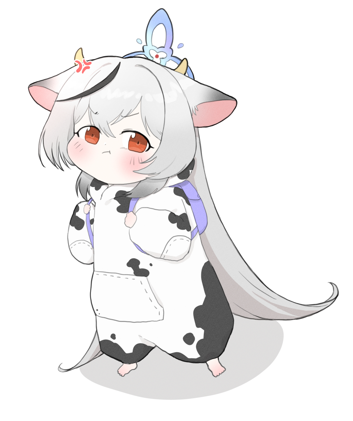 Safebooru - 1girl alternate costume anger vein animal costume animal ear fluff animal ears ...