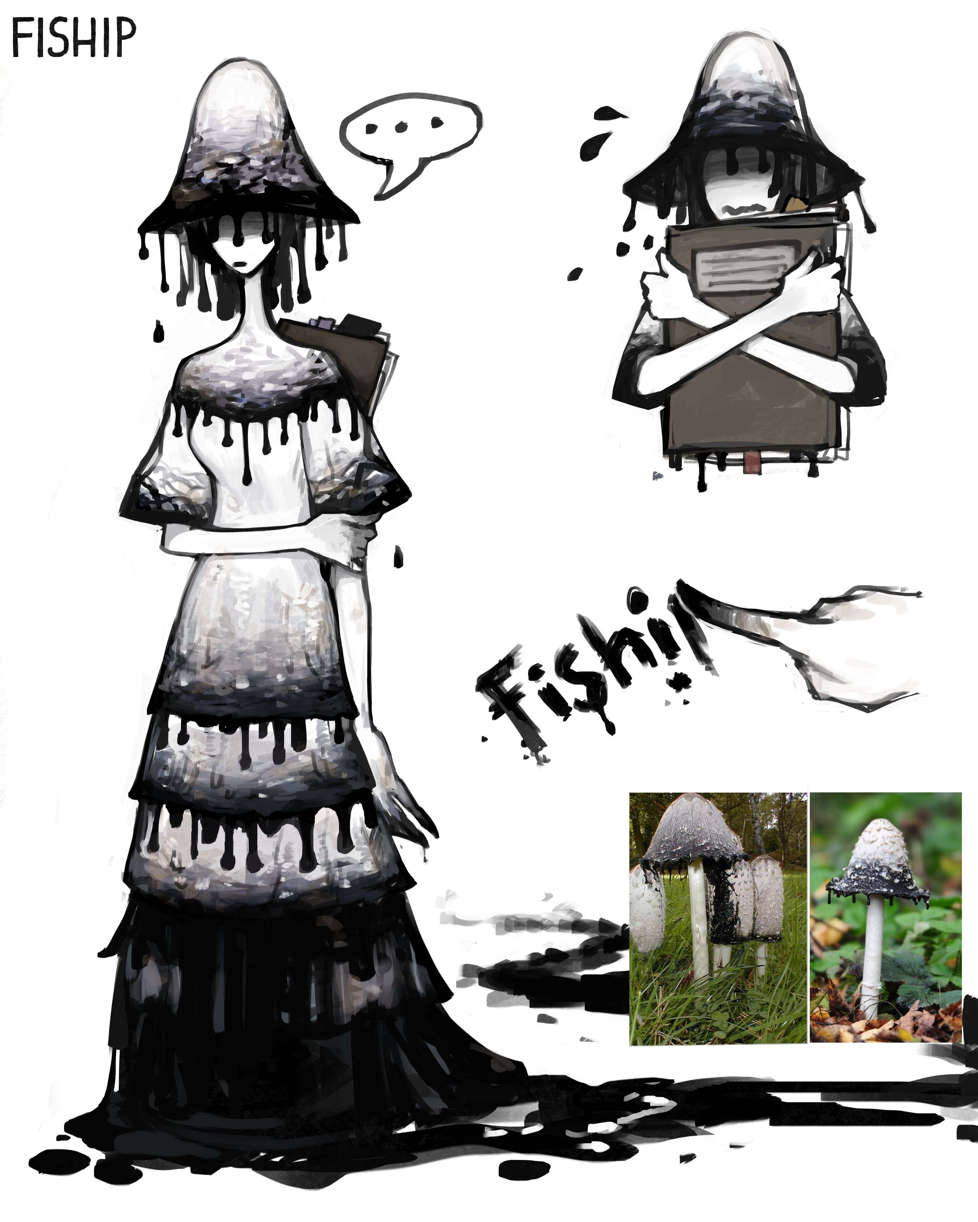 Safebooru - ... 1girl absurdres artist name black dress colored skin ...