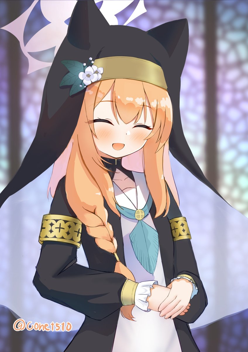 Safebooru - 1girl animal ear headwear bangs black headwear blue archive blue eyes blue ...