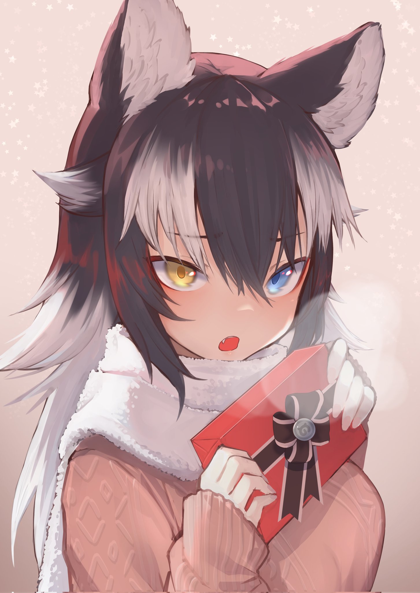 Safebooru - 1girl akuma (st.takuma) animal ears black hair blue eyes ...