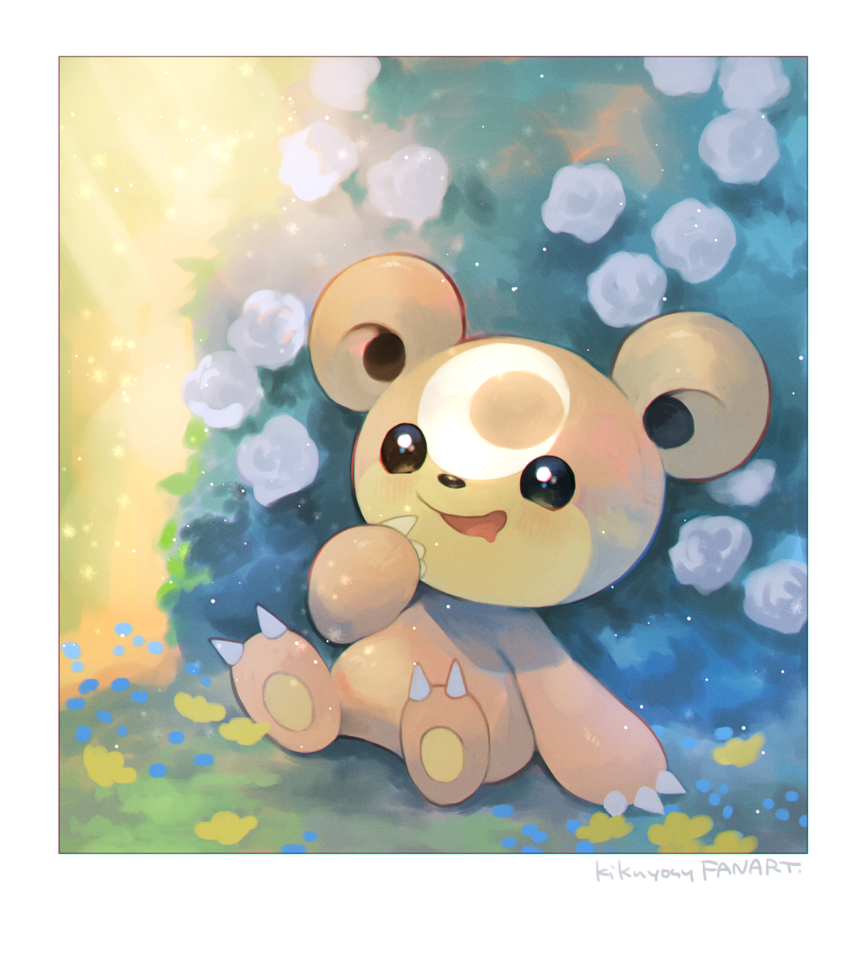 Safebooru - animal focus black eyes border claws commentary request ...