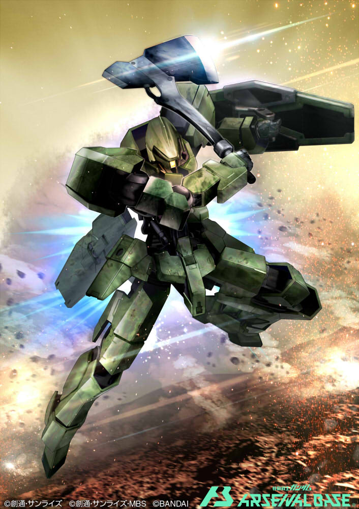 Safebooru - axe charging forward explosion graze (mobile suit) gundam ...