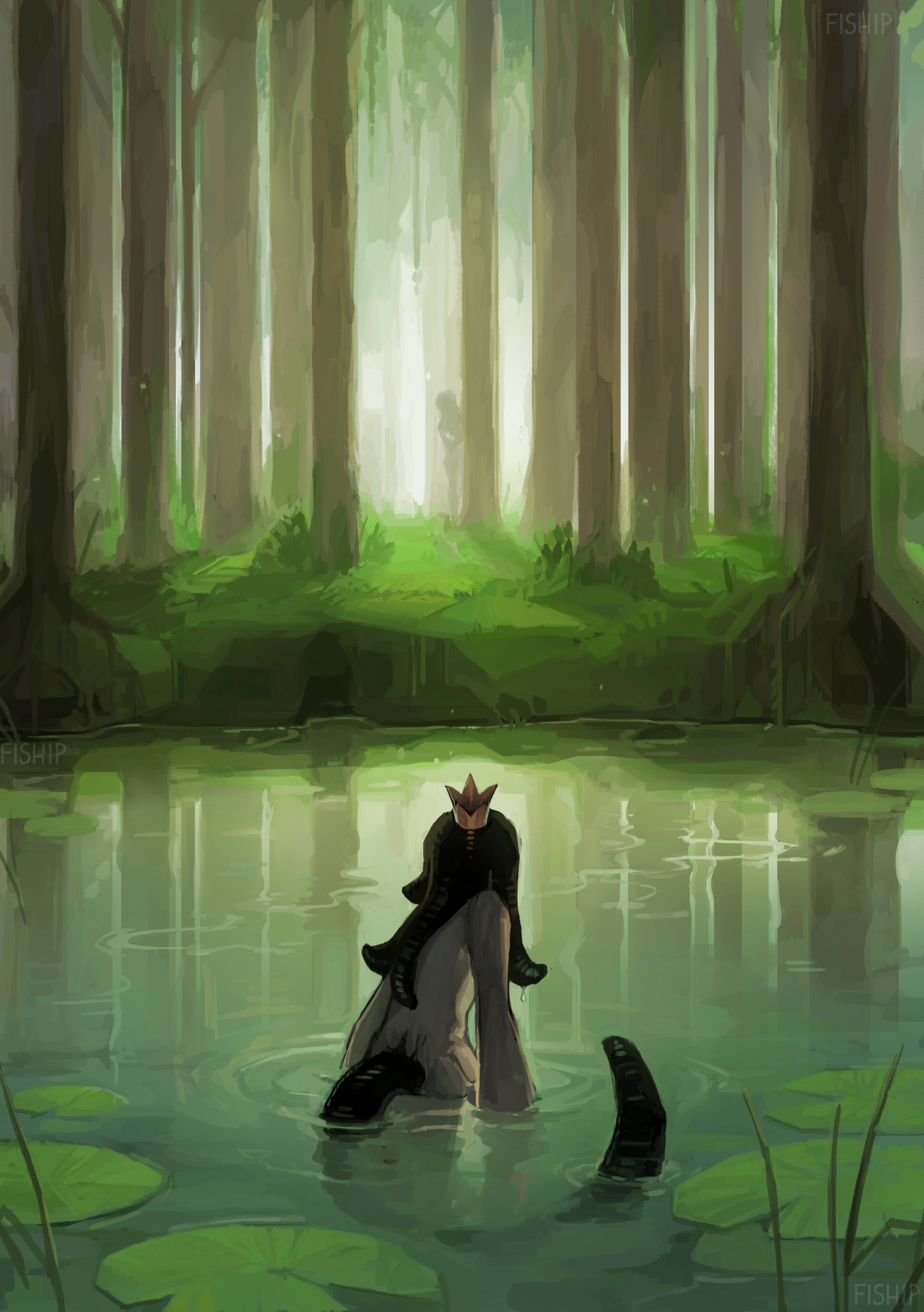 Safebooru - 1girl absurdres black hair colored skin commentary crown ...