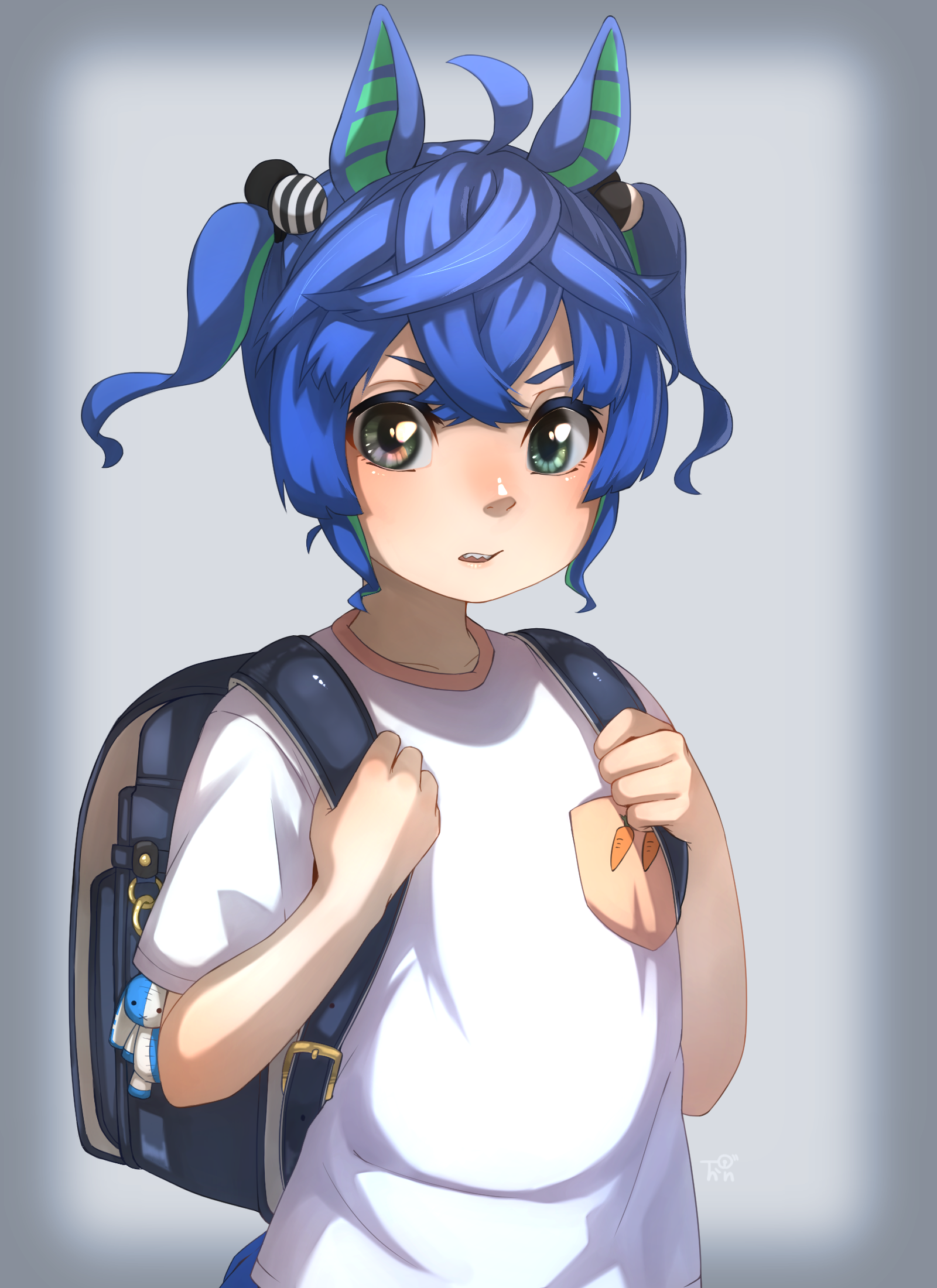 Safebooru - 1girl ahoge alternate costume alternate hair length alternate hairstyle animal ears ...