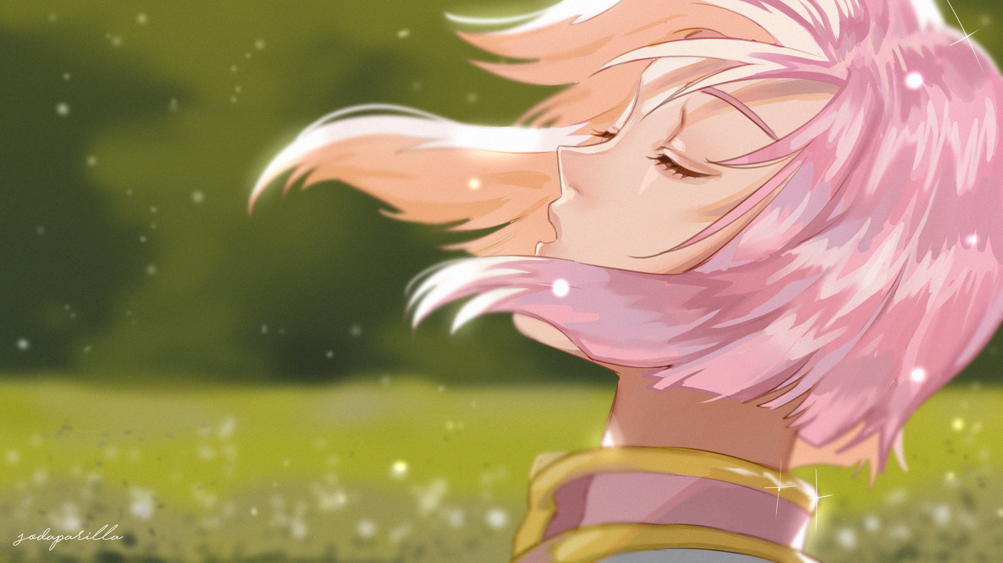 Safebooru - 1girl bangs blurry blurry background bob cut commentary day ...