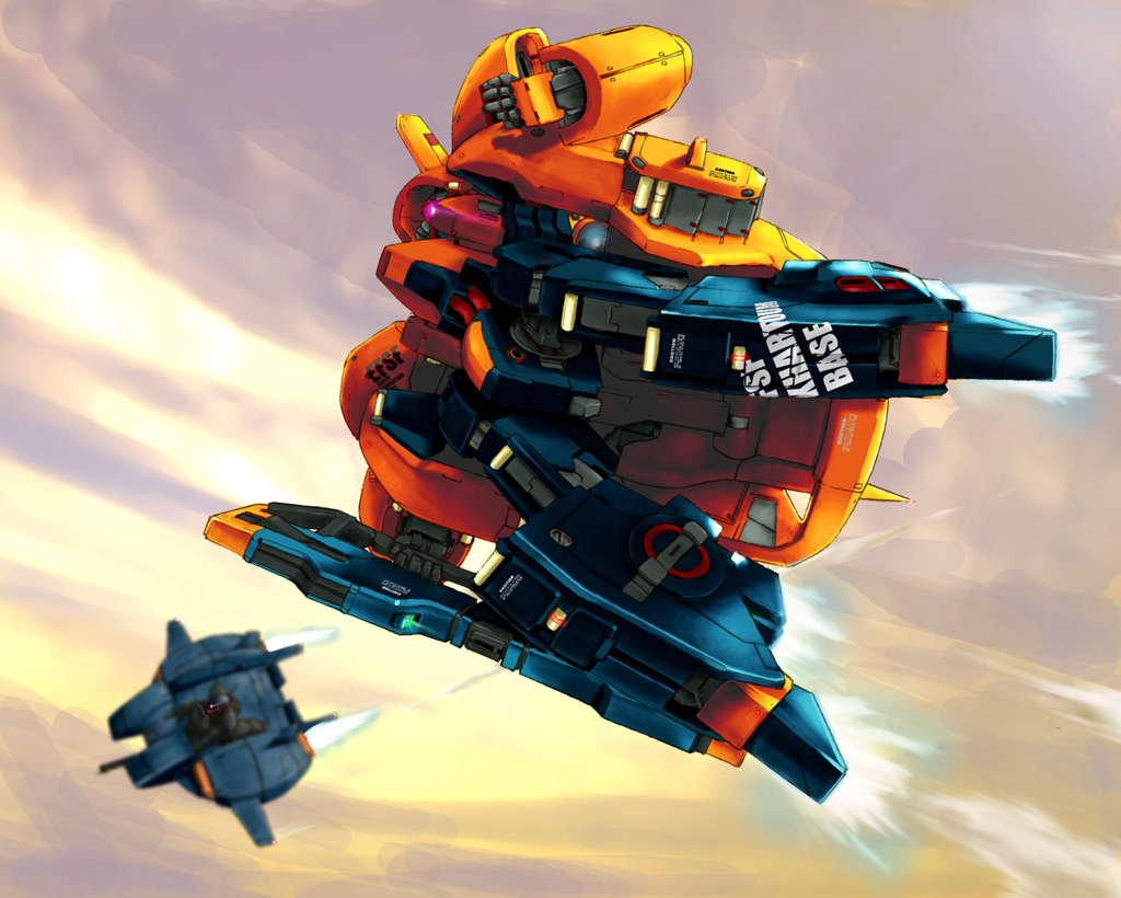 Safebooru - beam rifle flying gun gundam hizack mecha prototype ...