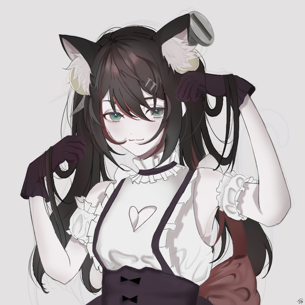 Safebooru - 1girl :3 alternate costume animal ear fluff animal ears ...