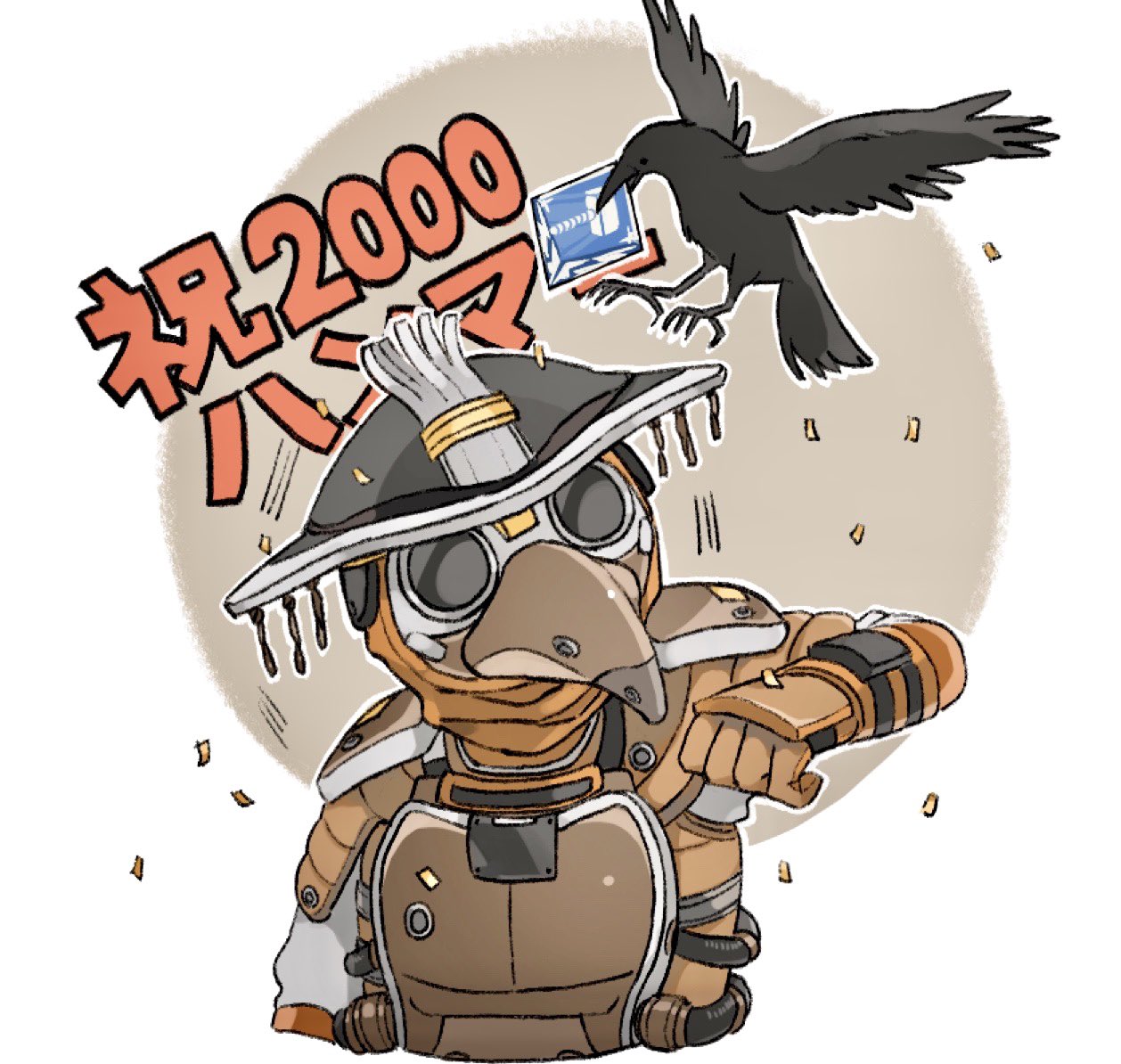 Safebooru - 1non-binary apex legends armor bird bloodhound (apex ...