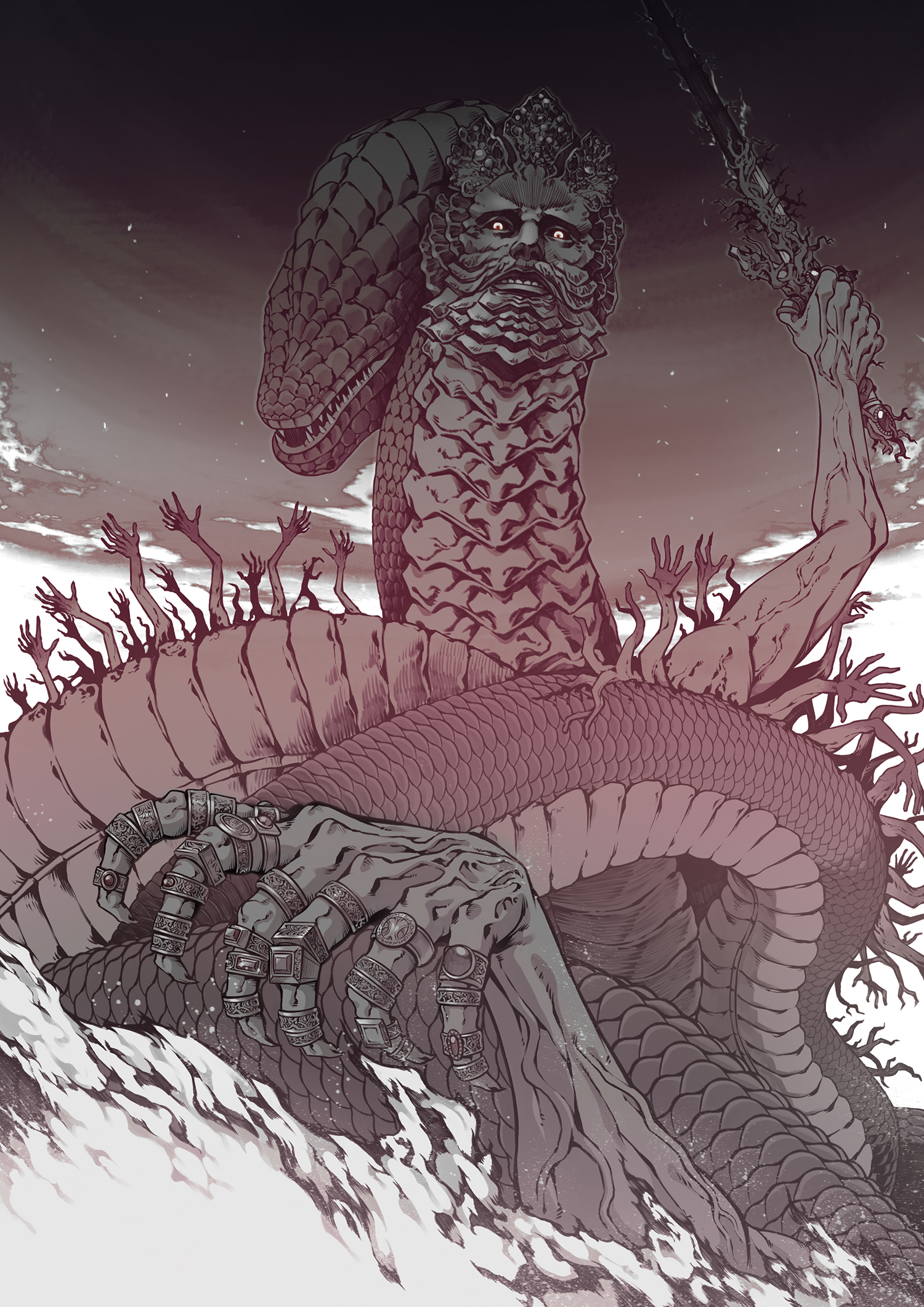 Safebooru - elden ring extra digits highres holding holding sword ...