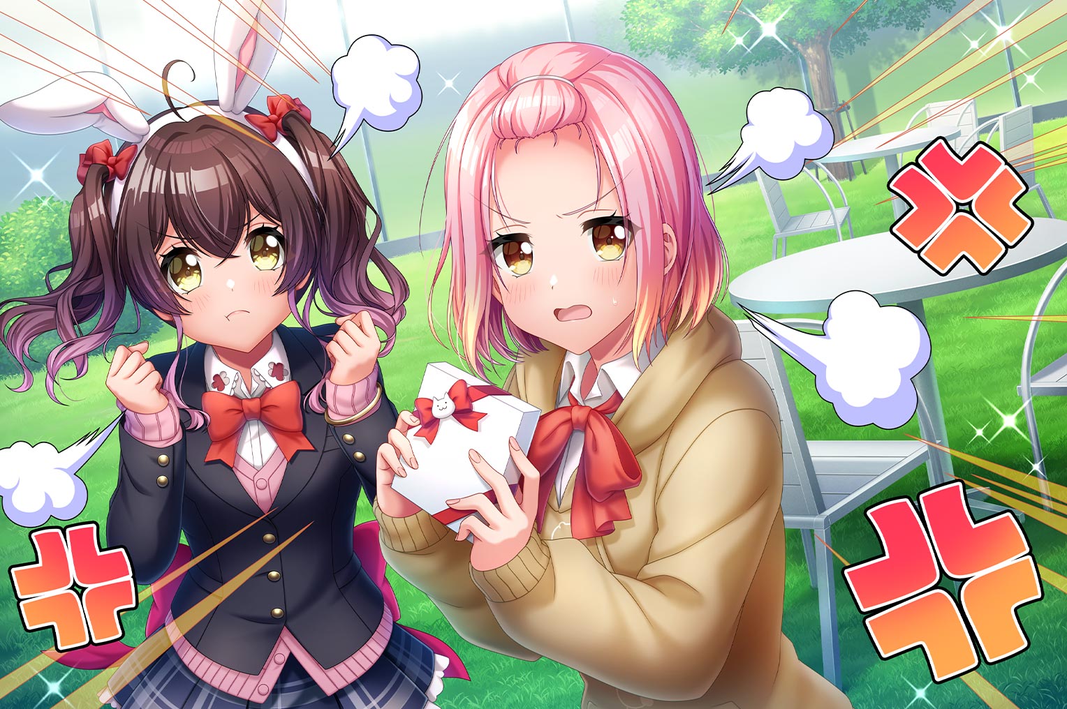 Safebooru - blush d4dj dress inuyose shinobu pink hair short hair yellow eyes | 3925080