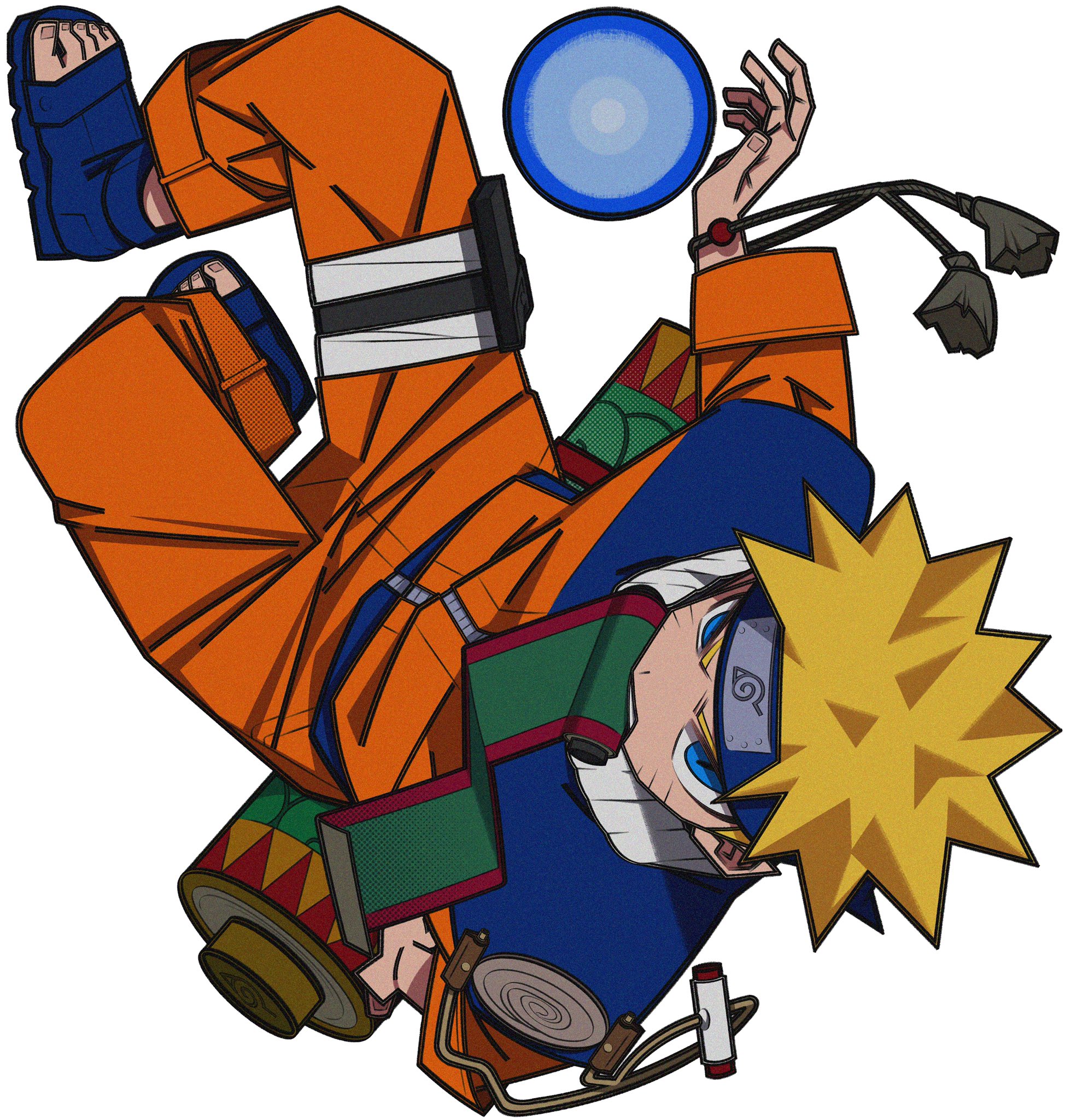 Safebooru - 1boy bandaged leg bandages blonde hair blue eyes blue ...