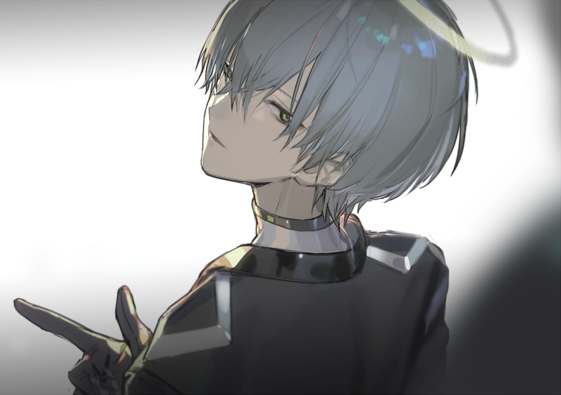 Safebooru - 1boy arene (arknights) arknights bangs bishounen black ...